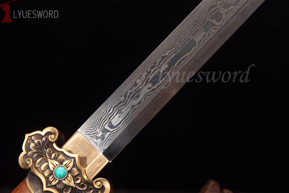 High Quality Folded Steel Chinese Sword Tang Dynasty Dao Razor Blade ...