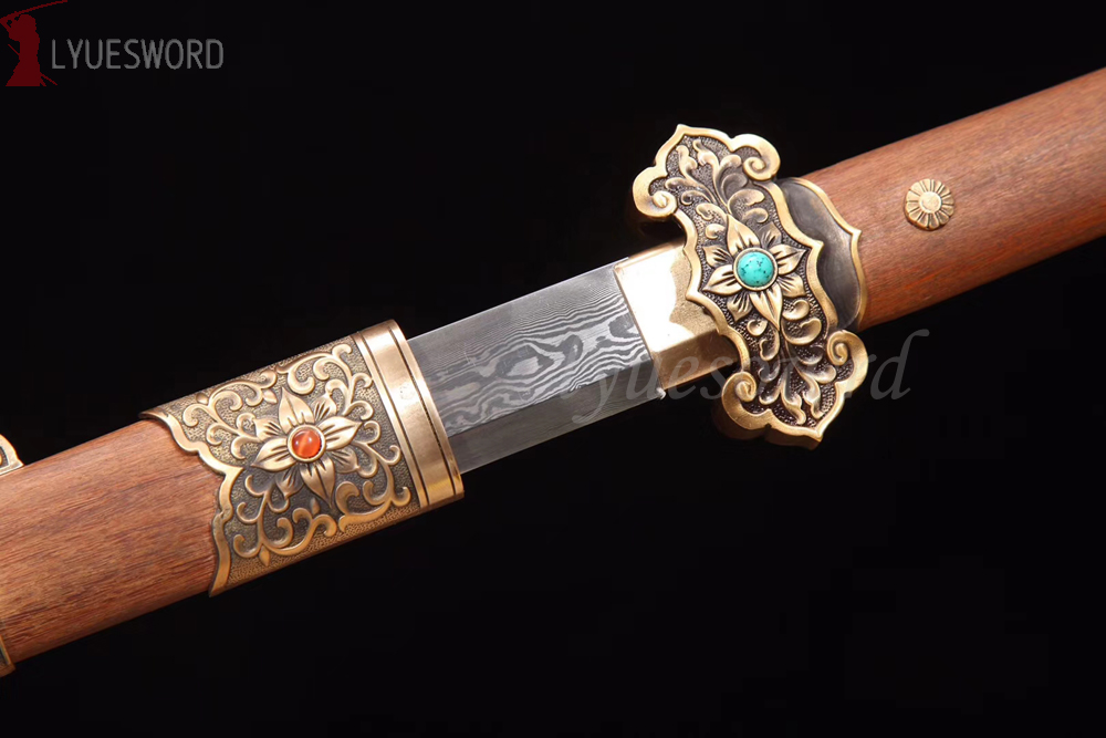 High Quality Folded Steel Chinese Sword Tang Dynasty Dao Razor Blade ...